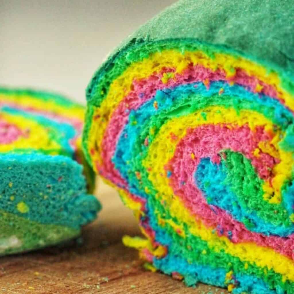 Rainbow Bread - Mama Loves to Cook