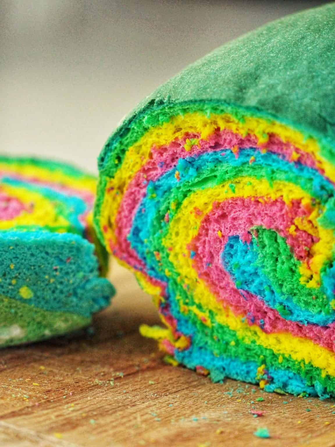 Rainbow Bread - Mama Loves to Cook