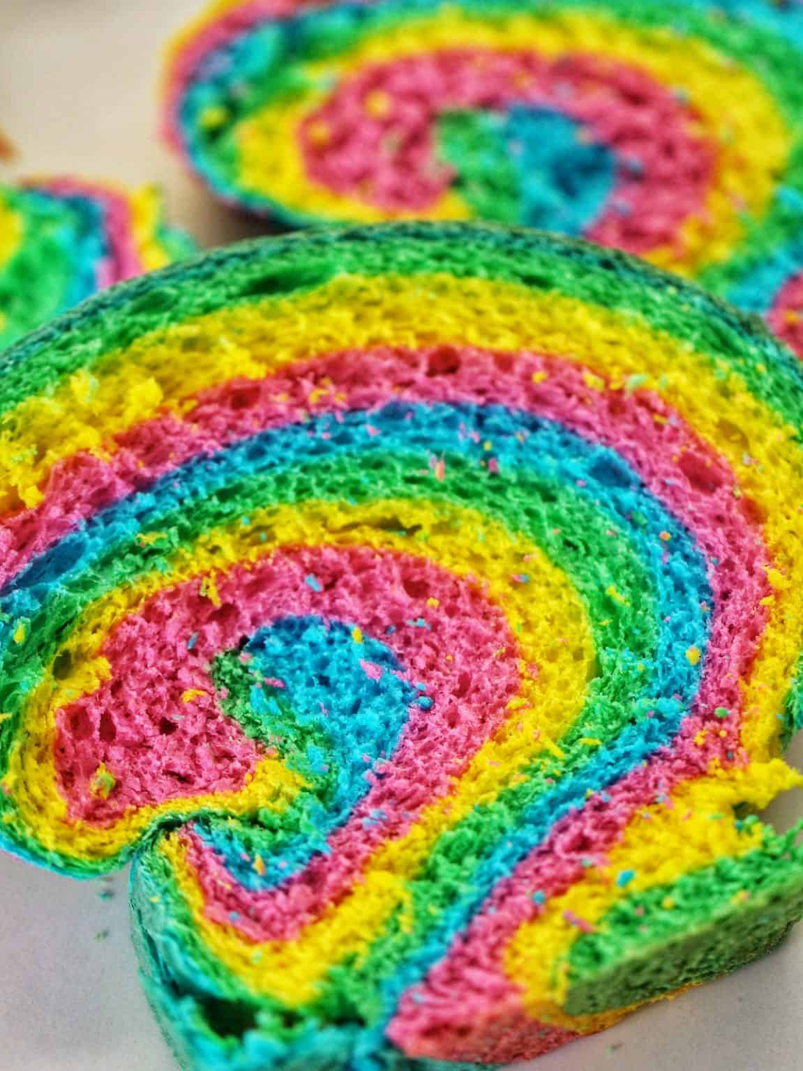 Rainbow Bread - Mama Loves to Cook