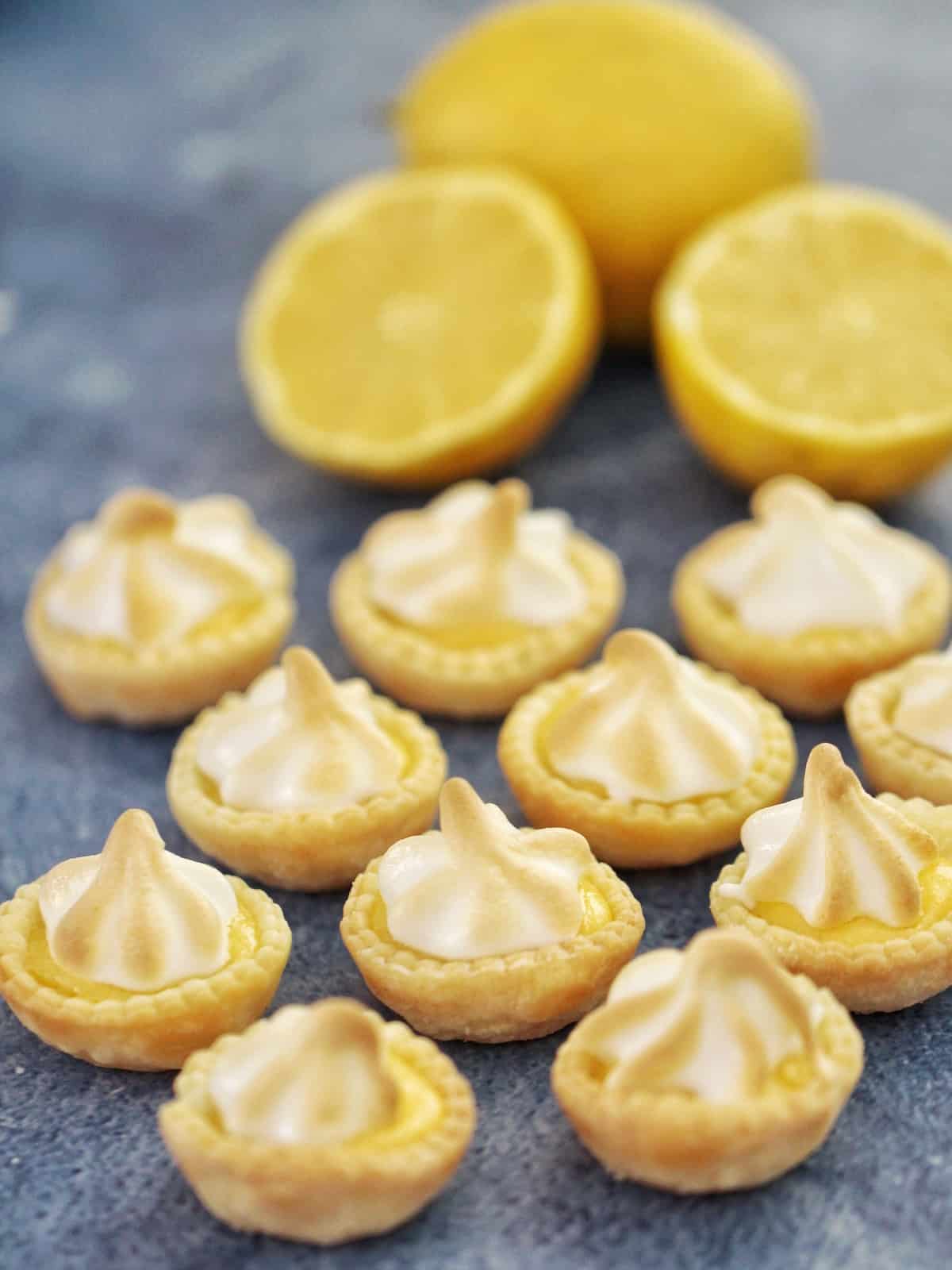 Mini Lemon Meringue Tarts - Mama Loves to Cook