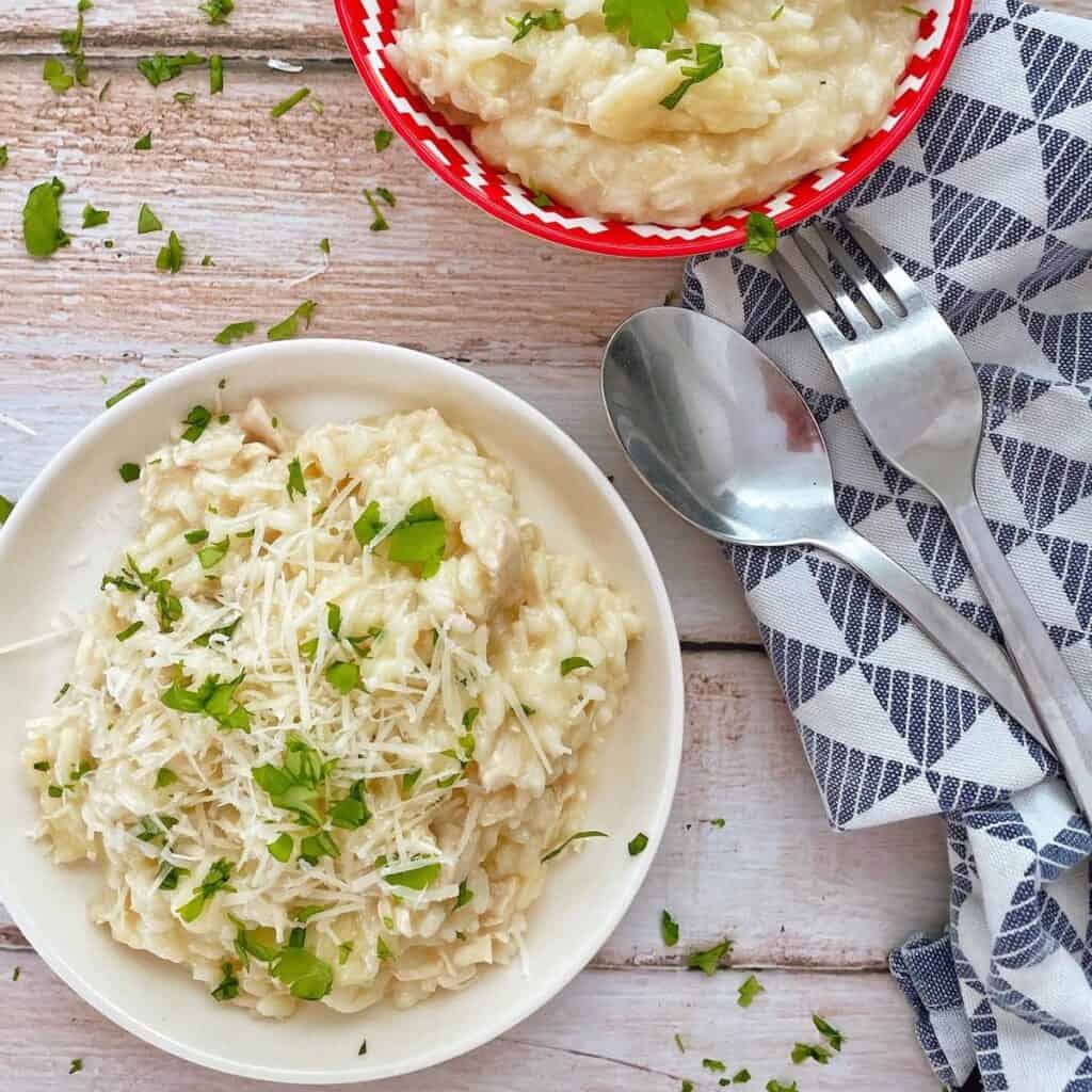 Thermomix Chicken Risotto - Mama Loves to Cook