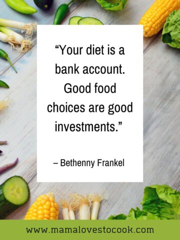 Fun Food Quotes for Foodies - Mama Loves to Cook