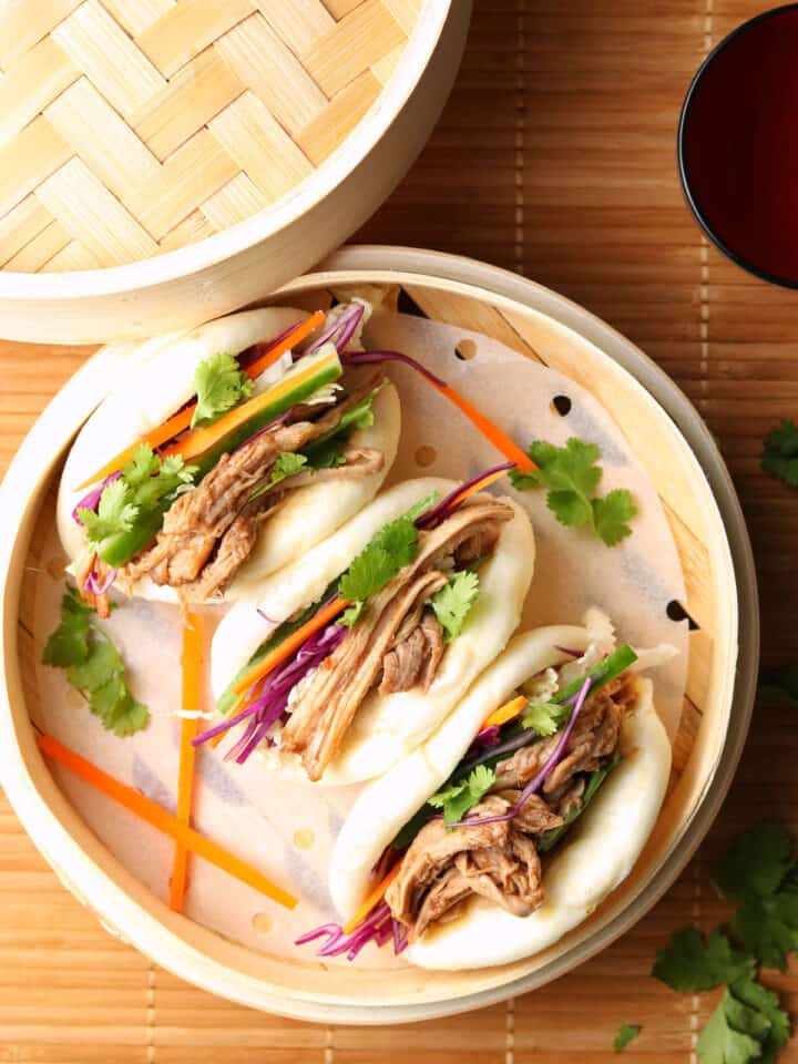 Pulled Pork Bao Buns - Mama Loves to Cook