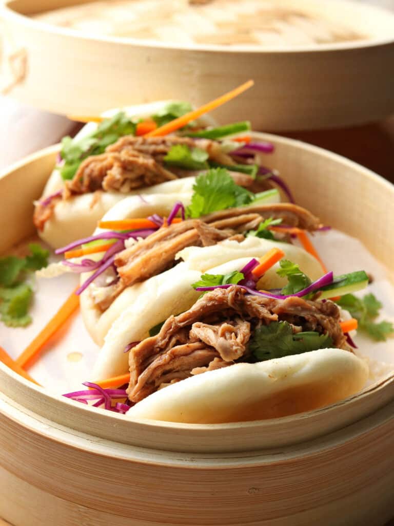 Pulled Pork Bao Buns - Mama Loves to Cook